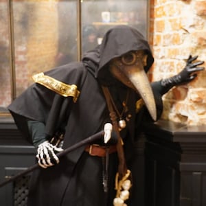 Exquisite Plague Doctor Mask / Medieval Raven Style Cosplay Prop ...