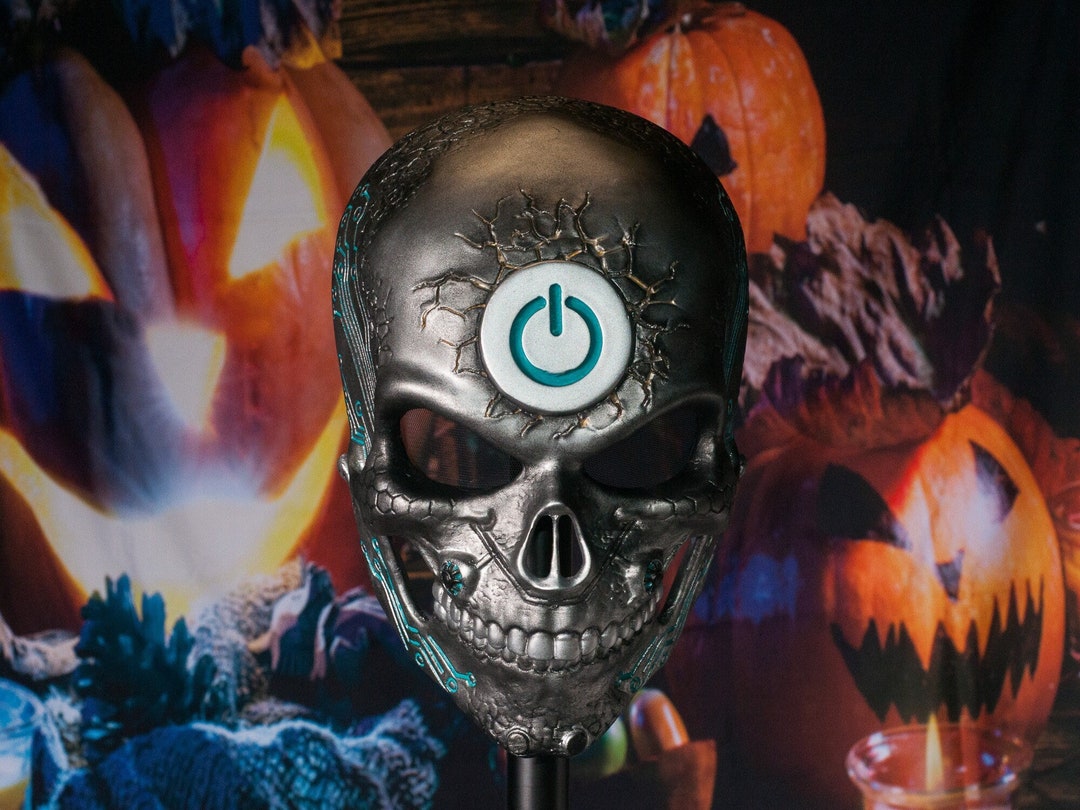 Human Skull Mask 1 Halloween Mask Skull Mask Unique Paint - Etsy