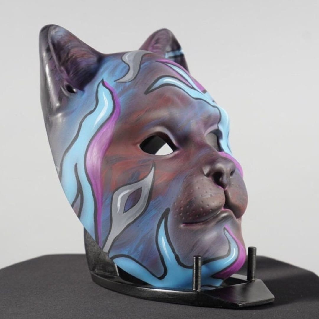 Cat Mask / Halloween Mask / Masquerade Mask / Party Mask / Handmade ...