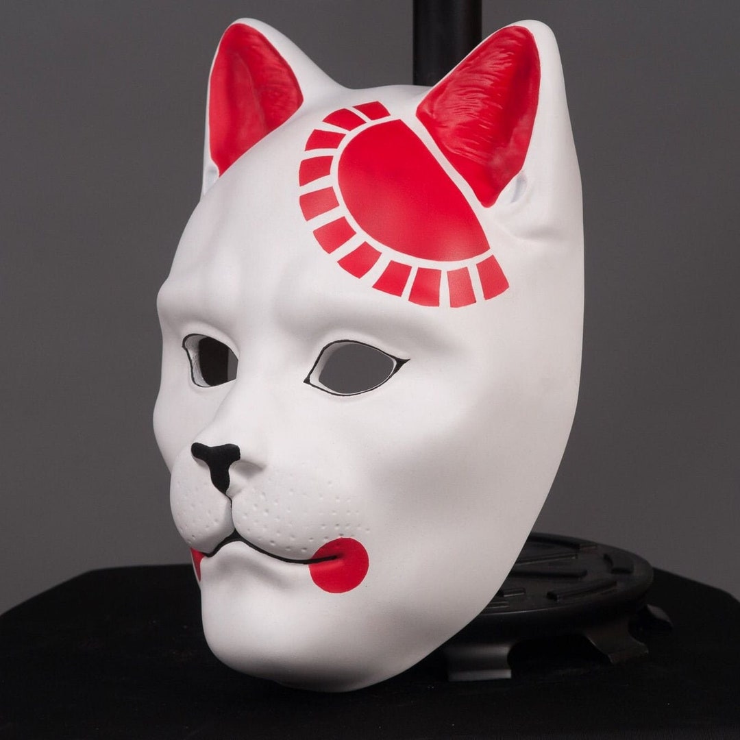 White Cat Mask / Masquerade Mask / Halloween Mask / Party Mask ...
