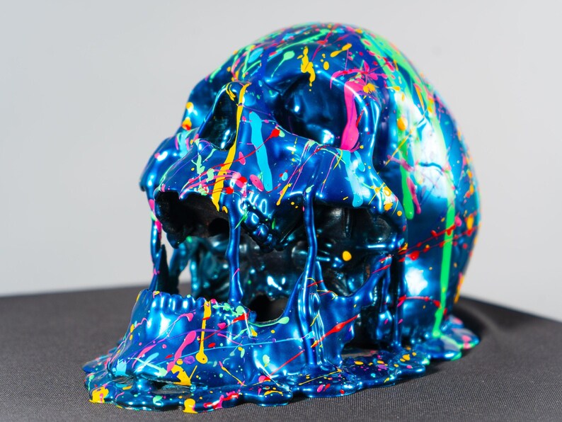 Human Skull Decor Skull Office Decor Art Deco Skull - Etsy