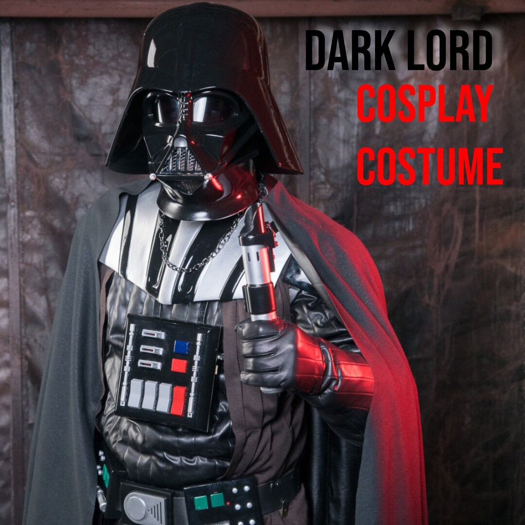 Dark Lord Cosplay Full Costume / Dark Side / Sith Lord Cosplay Costume ...
