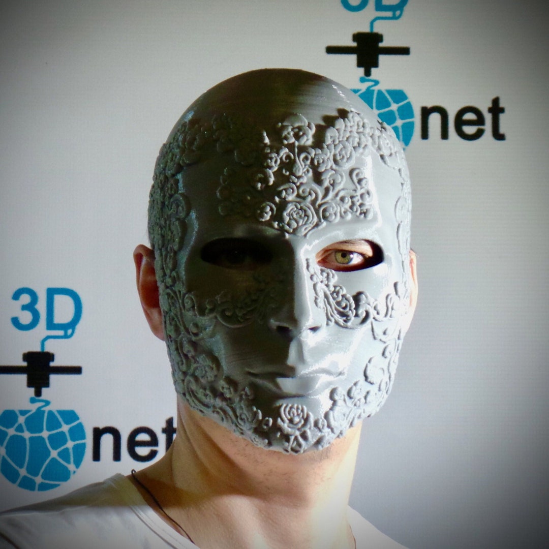 Incognito Mask / Masquerade Face Mask With Unique Design / Venetian ...