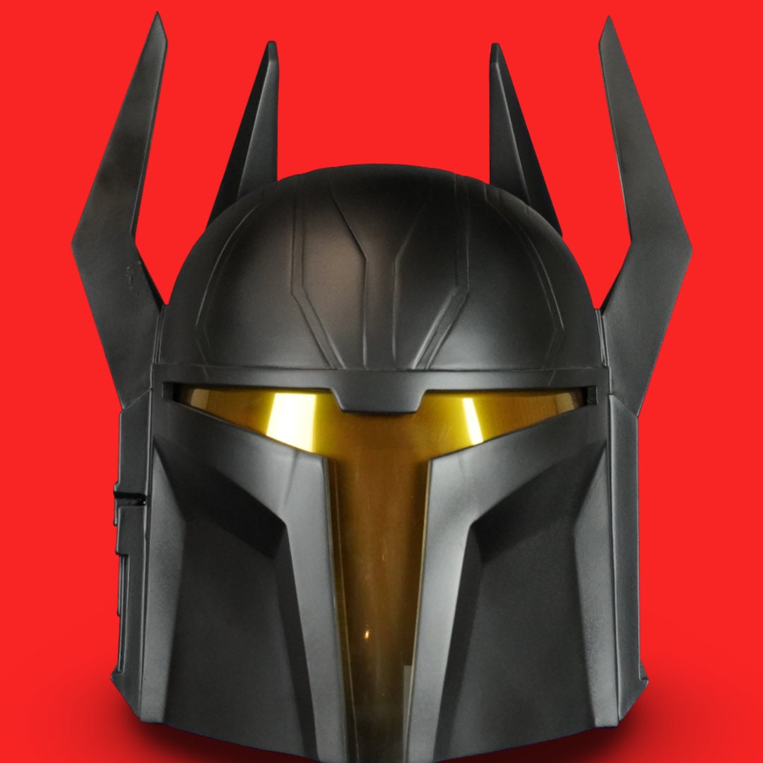Gar Saxon Helmet 3D Printed / Unpainted Mandalorian Helmet / DIY Kit ...