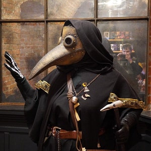 Exquisite Plague Doctor Mask / Medieval Raven Style Cosplay Prop ...