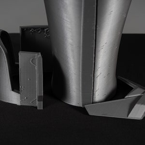 Mandalorian Right Shin Armor 3D Printed Unpainted / Mando Cosplay ...