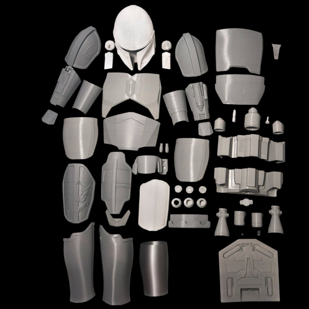 Mandalorian Armor Kit 3D Printed / Unpainted Mando Armor Set / Mando ...