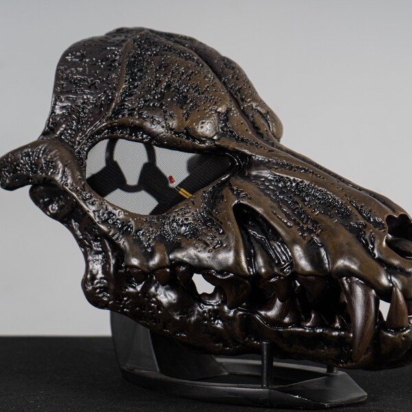 Skull Dog Mask Moving Jaw - Etsy Australia