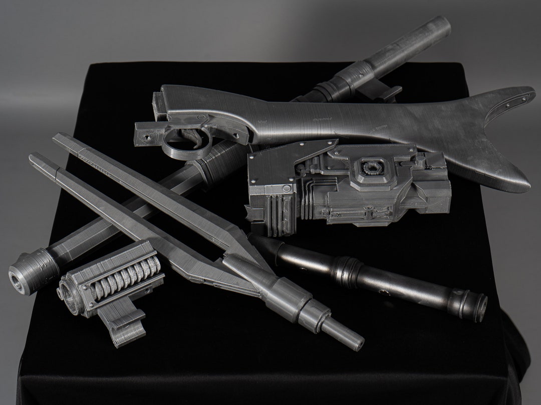 Mando Rifle 3D Printed Unpainted Amban Phase-pulse Blaster - Etsy