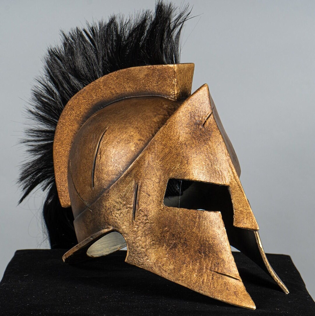 King Leonidas Helmet 300 Spartan / Cosplay Helmet / Spartan Helmet ...