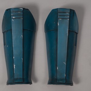 Bo-katan Shin Armor 2 Shins Bo-katan Leather Boot Pads - Etsy