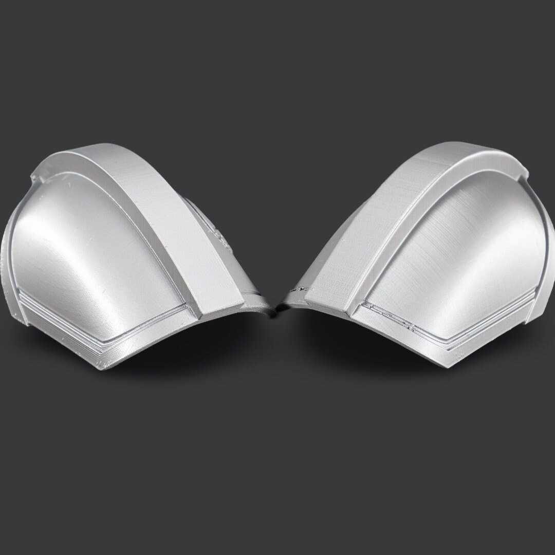 Mando Shoulder Armor 3D Printed / Unpainted Din Djarin Shoulders / Raw ...