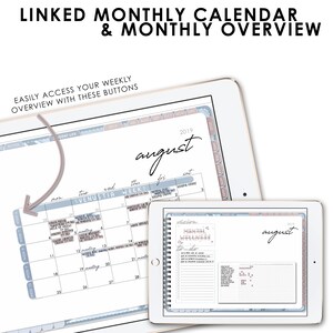 2019/ 2020 Digital Planner for Students Hyperlinked - Etsy