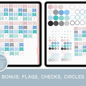 Basics Digital Sticker Book | Digital Planner | Goodnotes Stickers ...