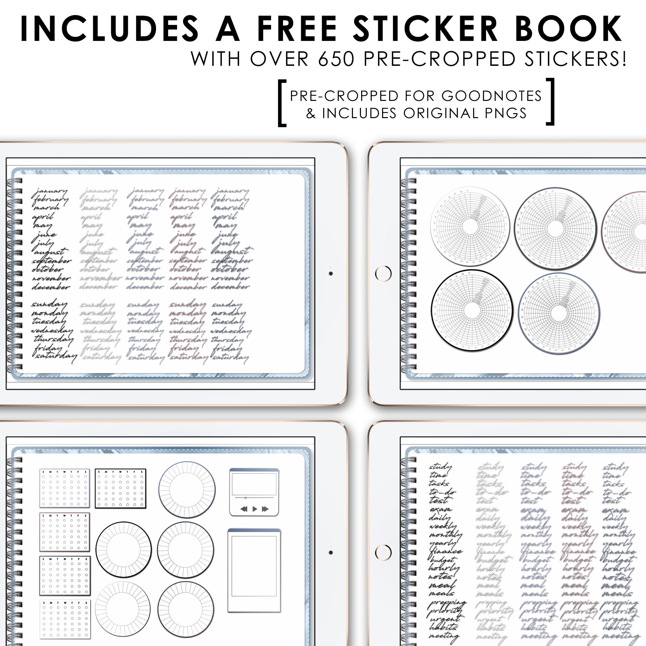 2019/ 2020 Digital Planner for Students Hyperlinked - Etsy