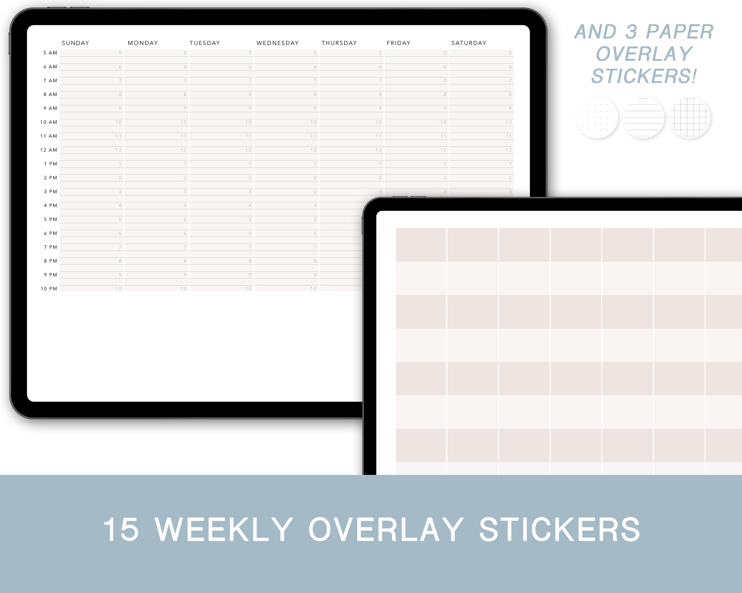 Basics Digital Sticker Book | Digital Planner | Goodnotes Stickers ...