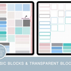 Basics Digital Sticker Book | Digital Planner | Goodnotes Stickers ...