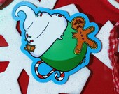 Killer Gingerbread Man Statues