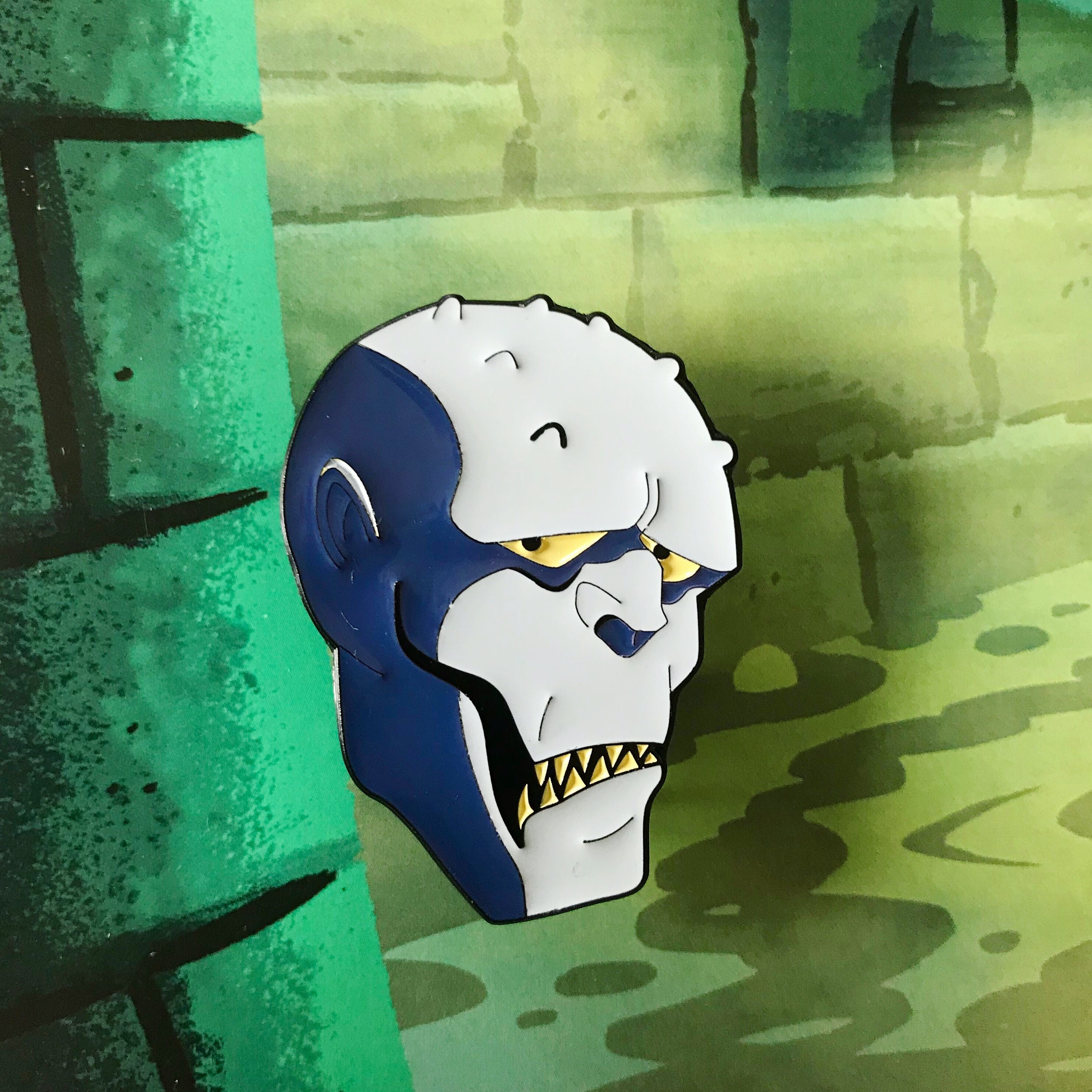 Croc the Rock Pin - Etsy