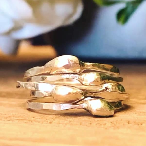 Organic Silver Ring - Etsy