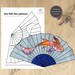 Koi Fish Fan Stained Glass Pattern, Fan Pattern, Digital Download, DIY ...