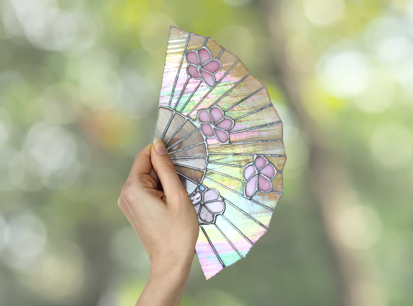 Spread Fan Stained Glass Pattern, Fan Pattern, Digital Download, DIY ...
