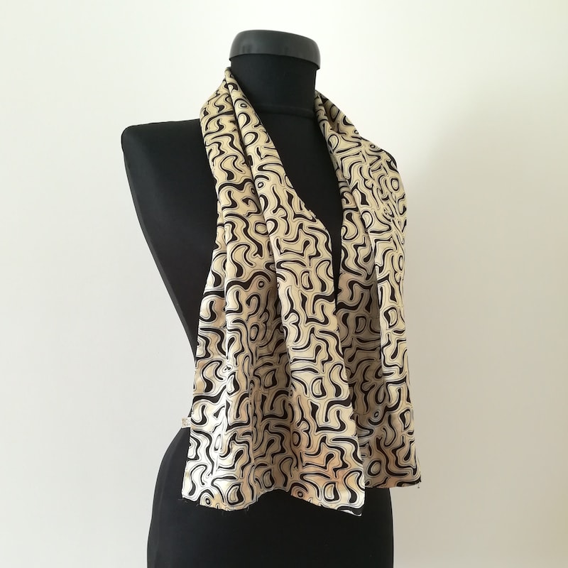 Beige Scarf - Etsy