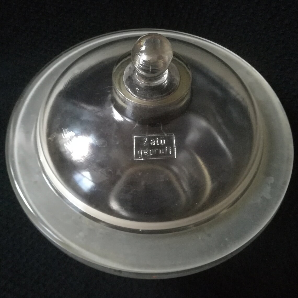 Glass Desiccator With Lid From GDR From 70 S Exsiccator Glas - Etsy