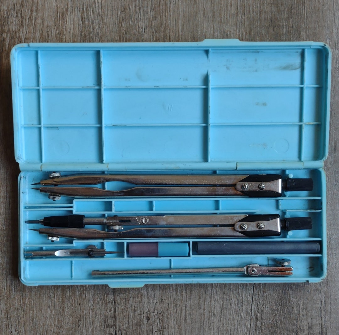 Vintage Drawing Instruments, Soviet Set Drawing Тools From USSR ...