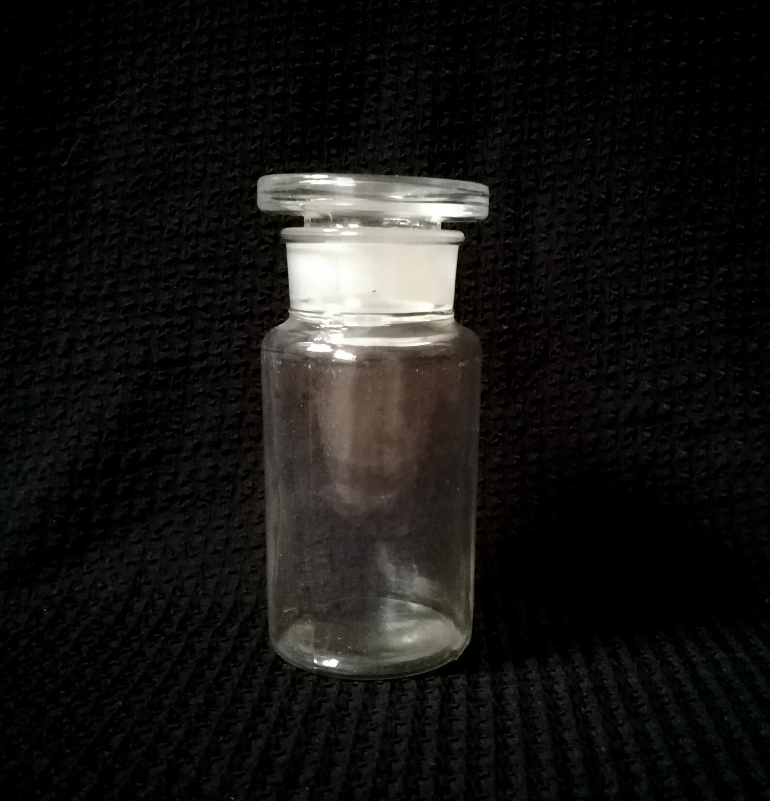 Vintage Scientific Bottle With Glass Lid, Retro Collectible Medicine ...