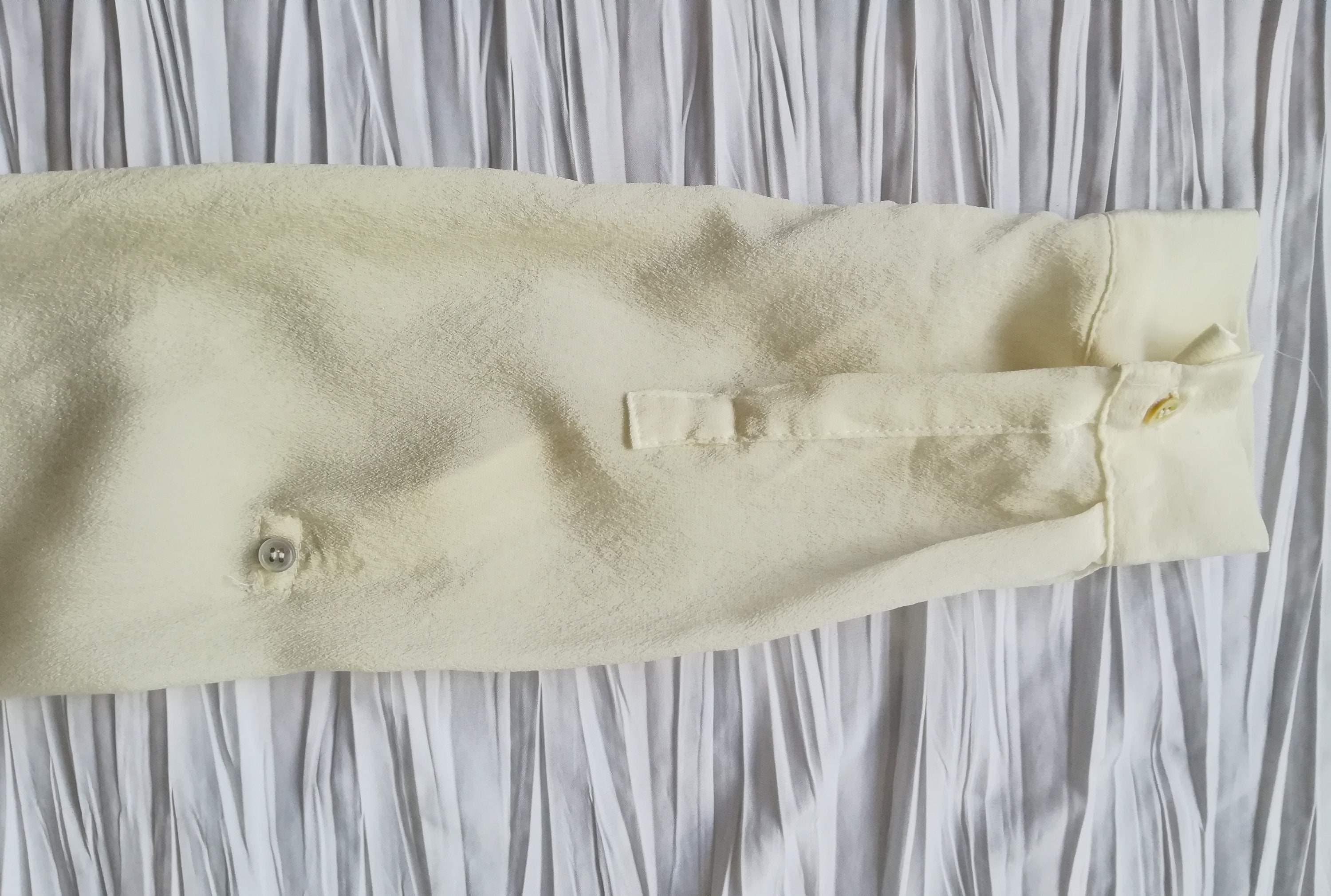 ZARA Ivory Color Silk Blouse for Woman Vintage Retro White - Etsy