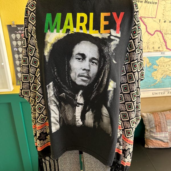 Bob Marley Upcycled - Etsy