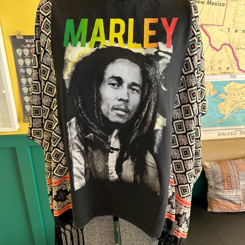 Bob Marley Upcycled - Etsy