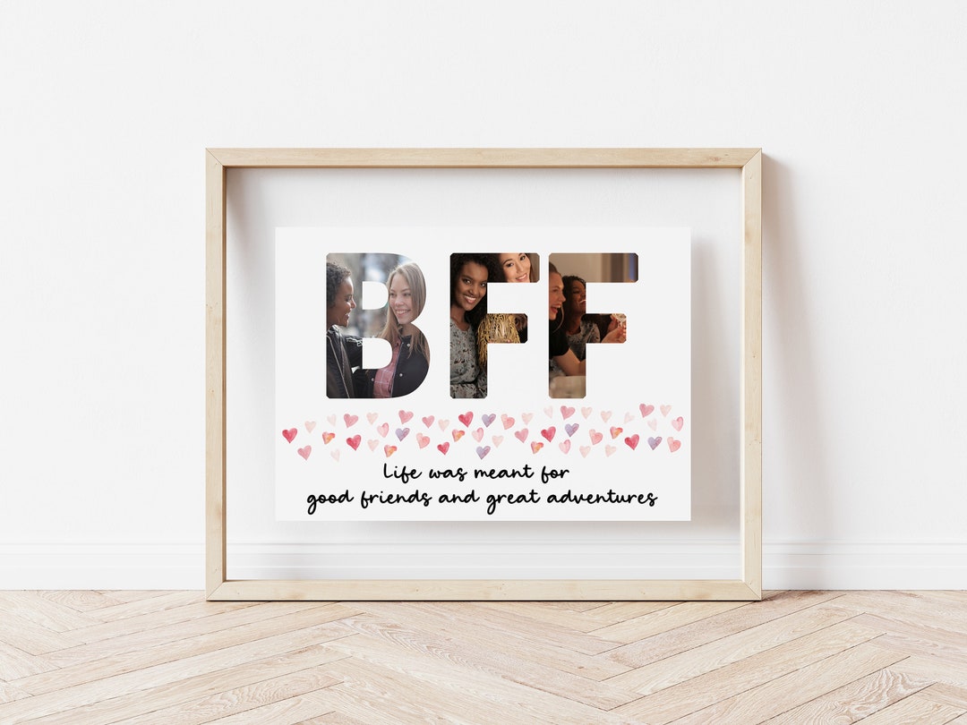 BFF Photo Print Besties Print Best Friend Print - Etsy