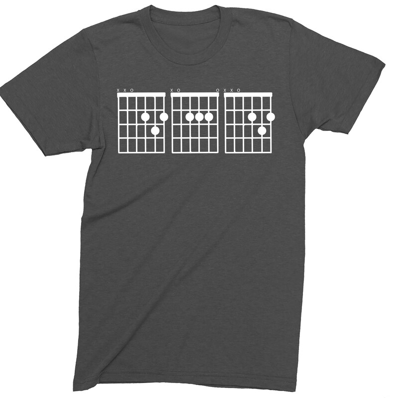 Guitar Chord Shirts - Etsy UK