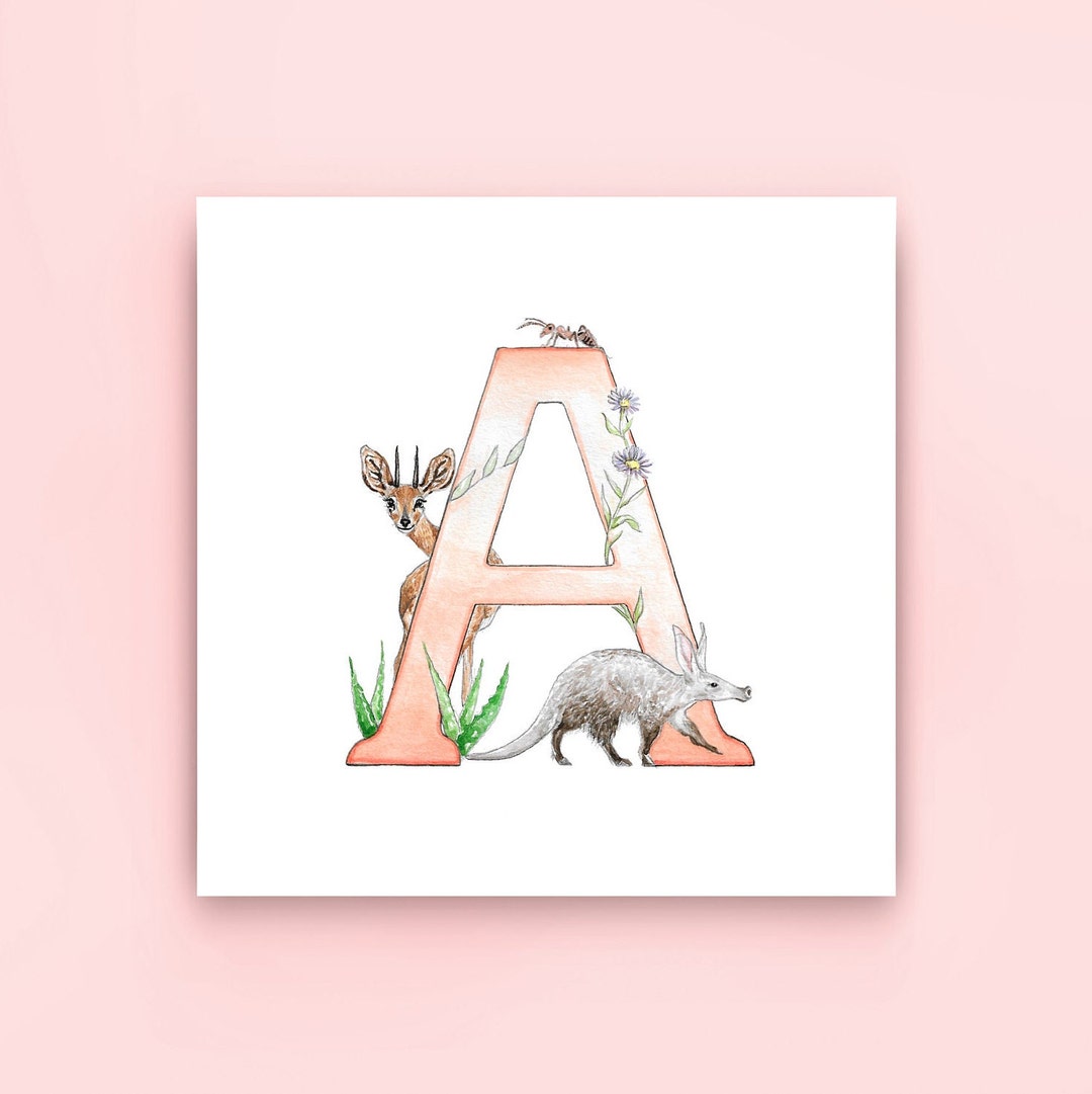 Alphabet Letter Greetings Card, Initial Cards, Letter Greetings Card ...