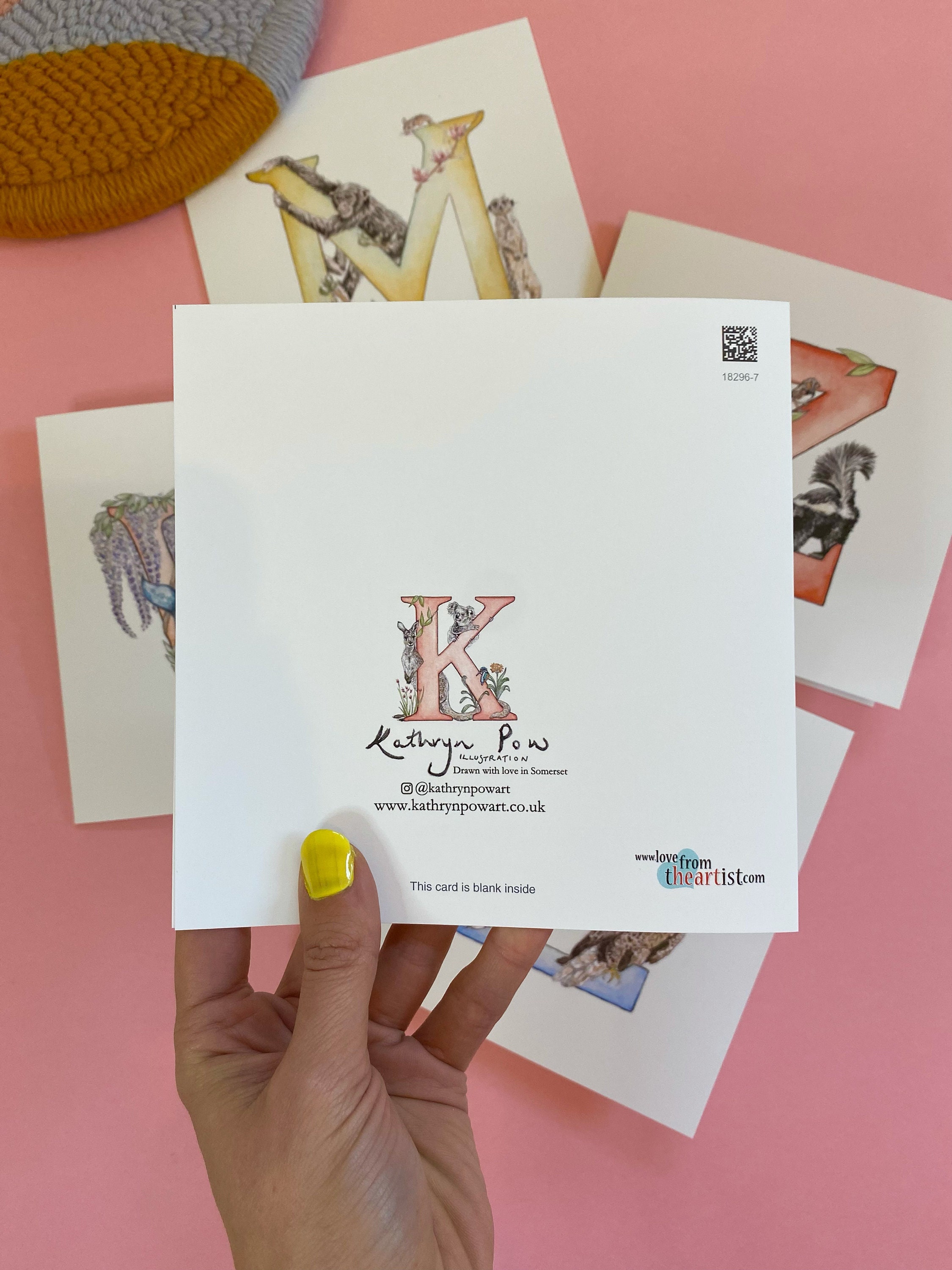 Alphabet Letter Greetings Card, Initial Cards, Letter Greetings Card ...