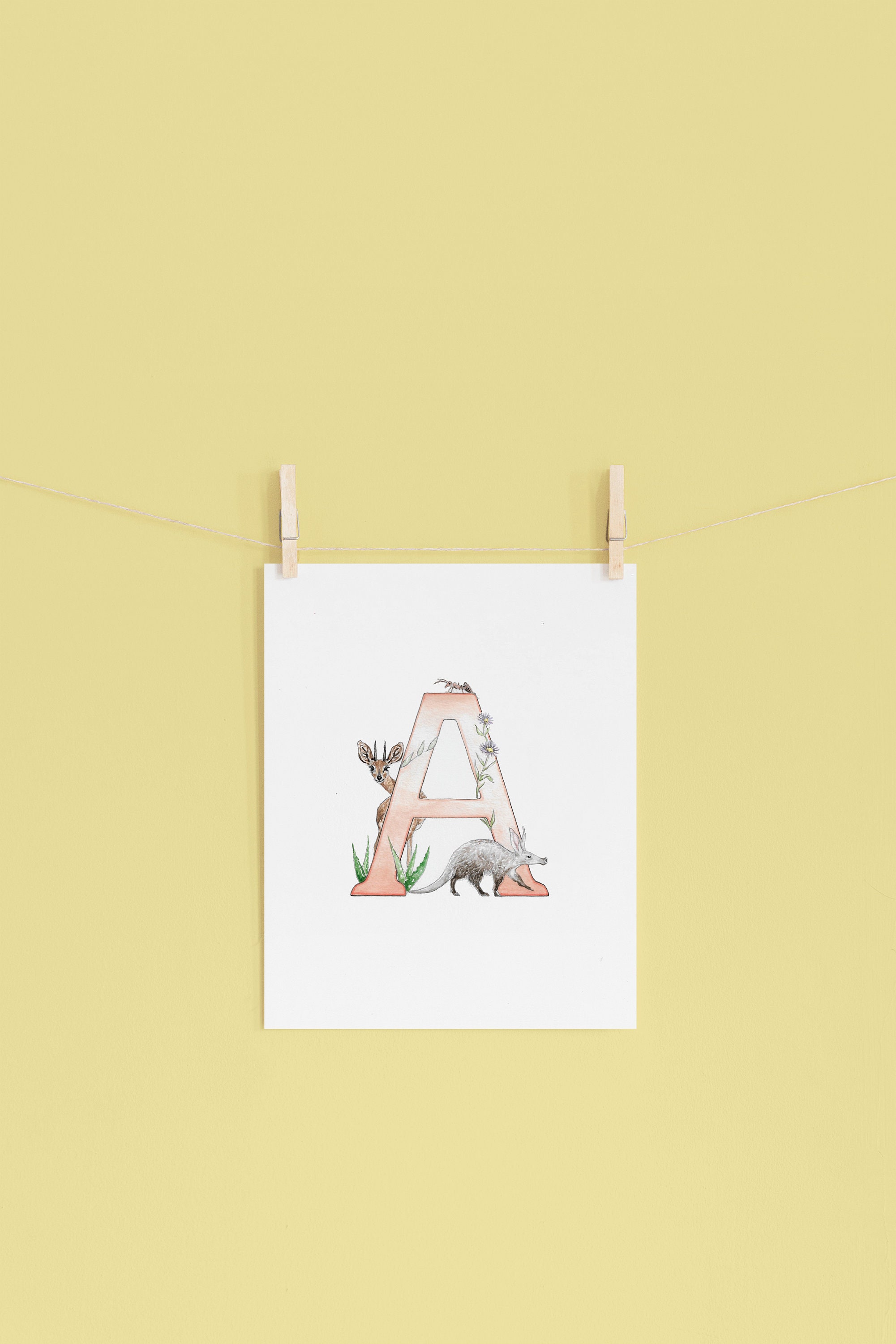 A Letter Print - Etsy