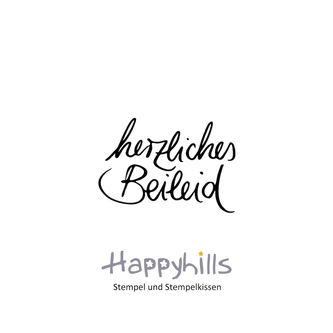 Heartfelt Condolences Wooden Stamp Sympathy, Death, Mourning, Farewell ...