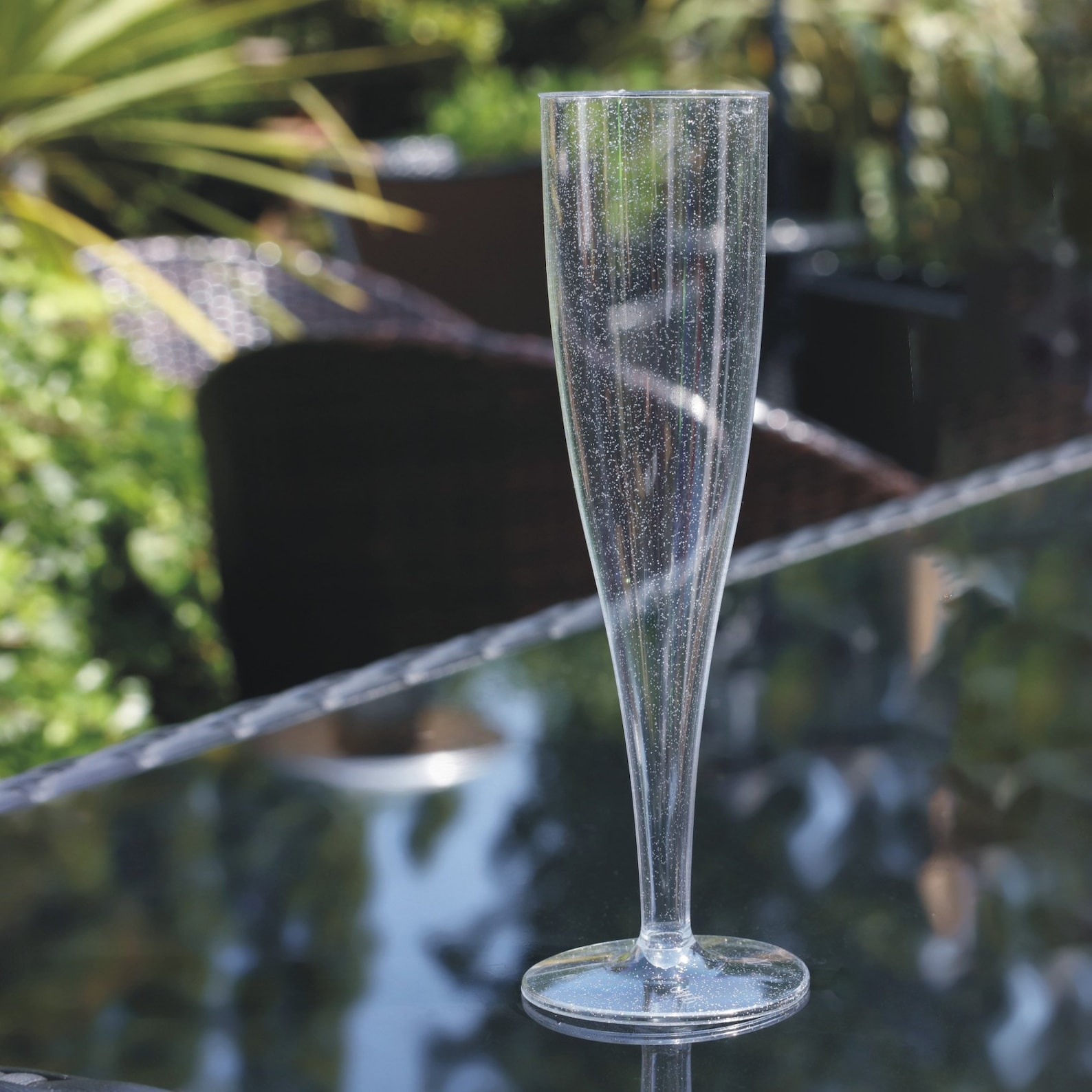 10 X Silver Glitter Prosecco Flutes 175ml Plastic Disposable - Etsy UK
