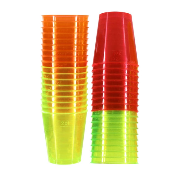 Neon Shot Glasses