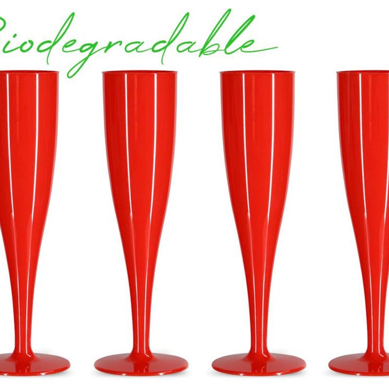 Red Champagne Flute - Etsy UK