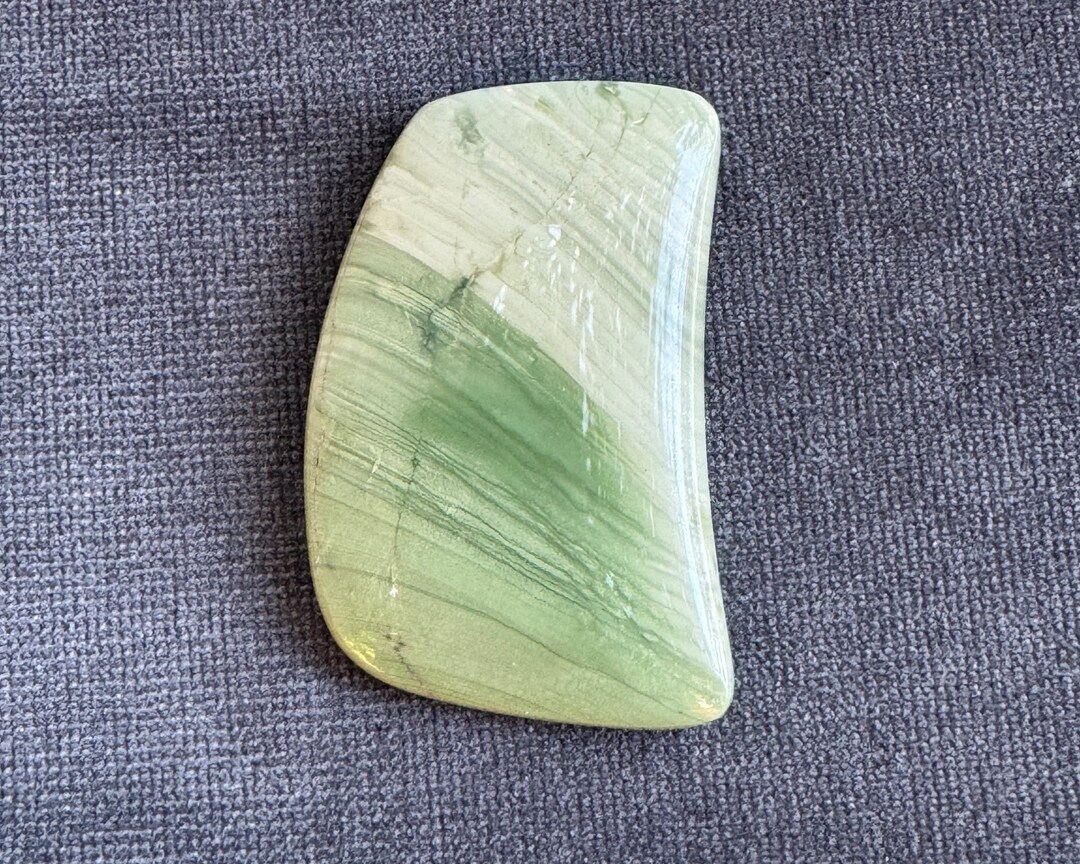 RARE GREEN Imperial Jasper 30mm X 50mm Designer Cabochon | Excellent ...