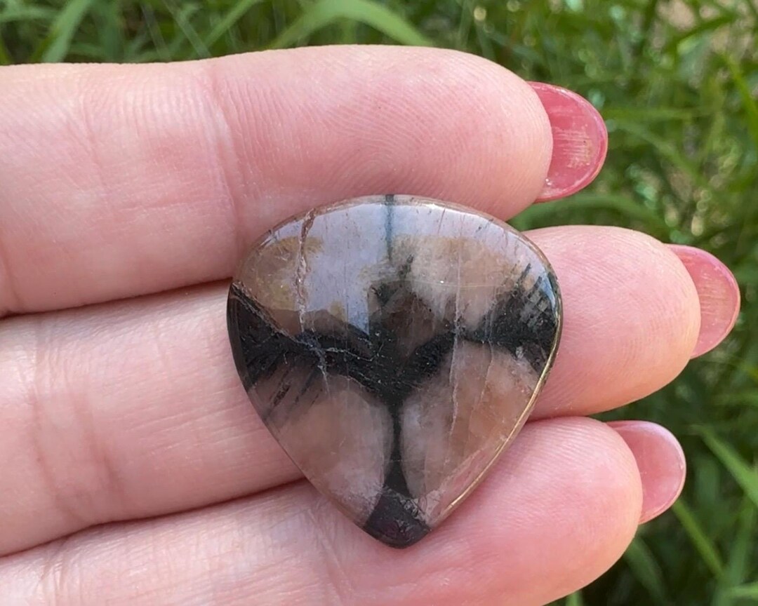 Cross Stone Chiastolite Variety of Andalusite Cabochon Teardrop | Loose ...
