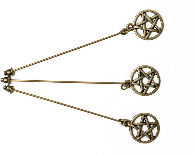 Voodoo Pins Hand Crafted (3) - Wicca, Hex, Pagan, Handmade, Altar ...