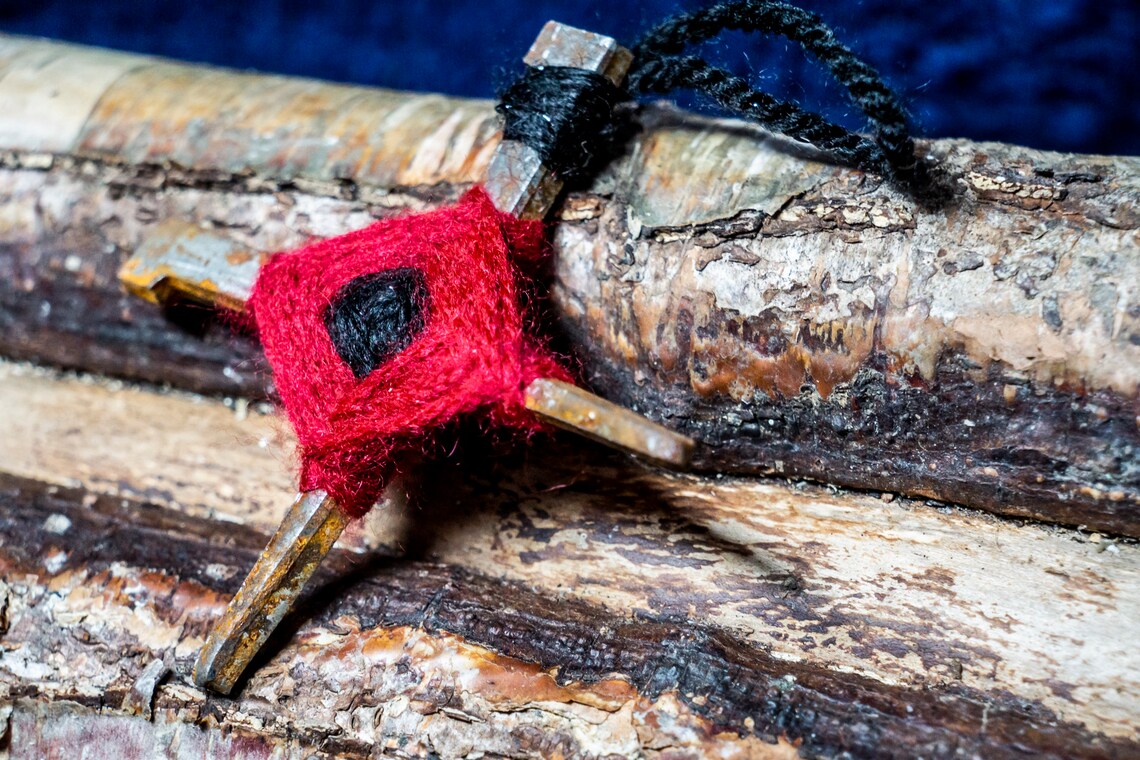 Badb Cross Wicca Pagan Protection Handmade Talisman | Etsy