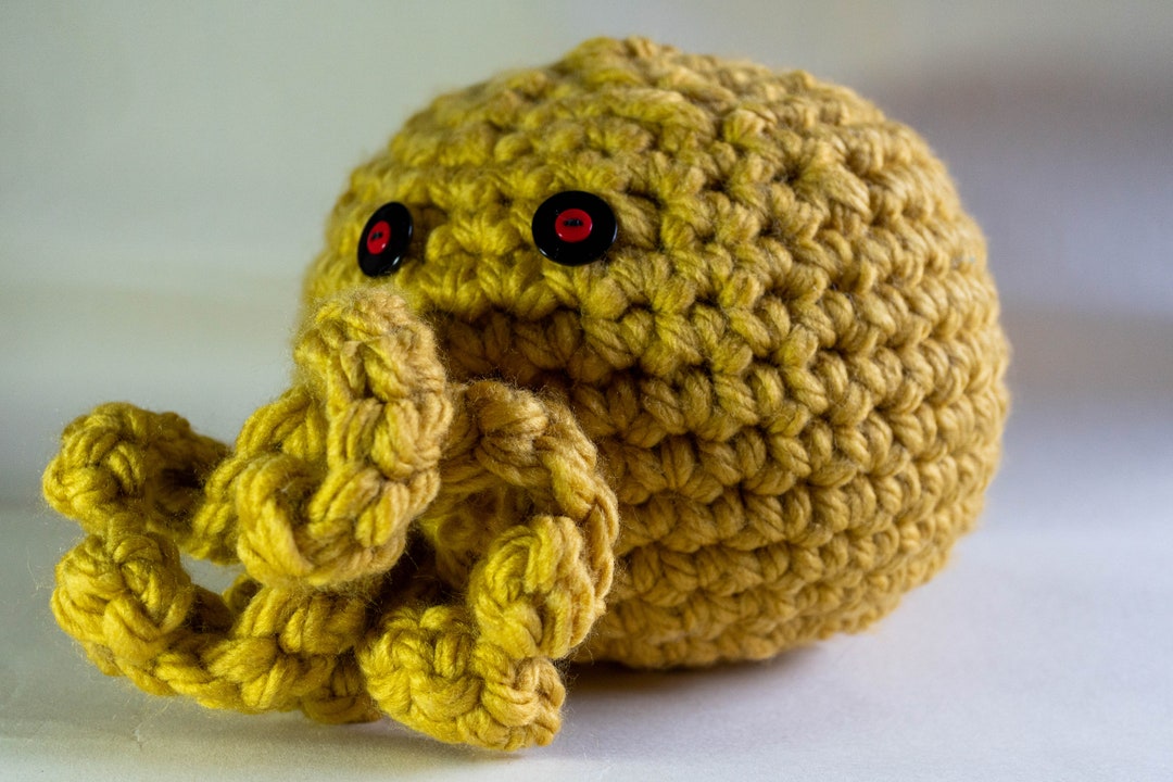Yellow Cthulhu Chunky Plushie - Cuddly Toy or Gift for Girls and Boys ...
