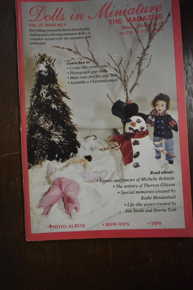 Dolls in Miniature Magazine - Etsy