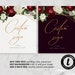 Burgundy Custom Sign, Wedding Sign, Instant Download, Printable Custom ...