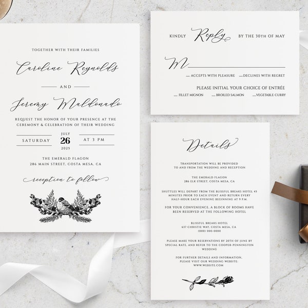 Fall Winter Wedding - Etsy